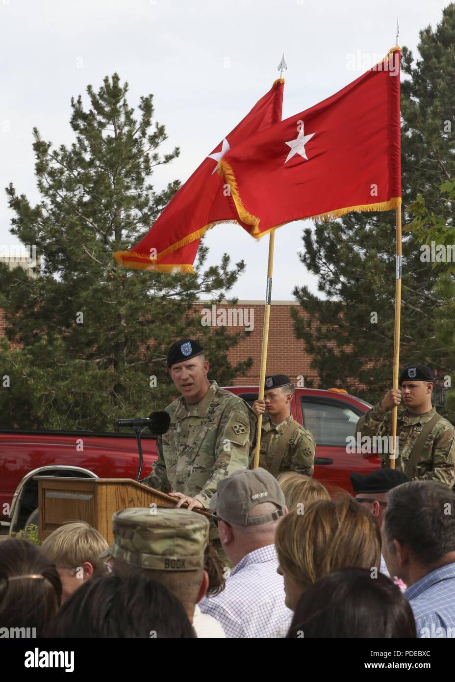 Brig. Gen. David Hodne, 4th Infantry Division deputy commanding general ...