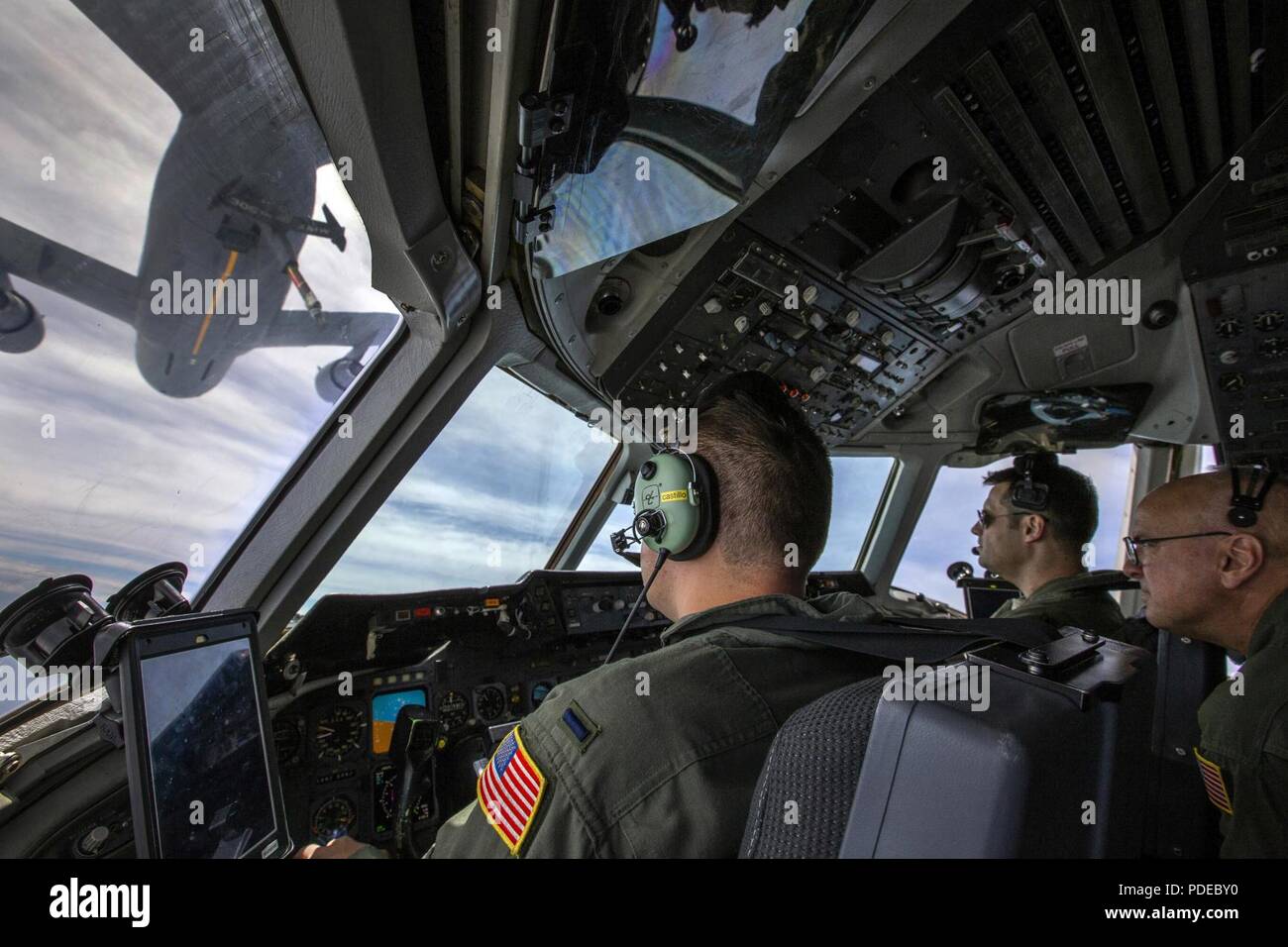 U.S. Air Force 1st Lt. Jonathan J. Castillo, left, Maj. Daniel D ...