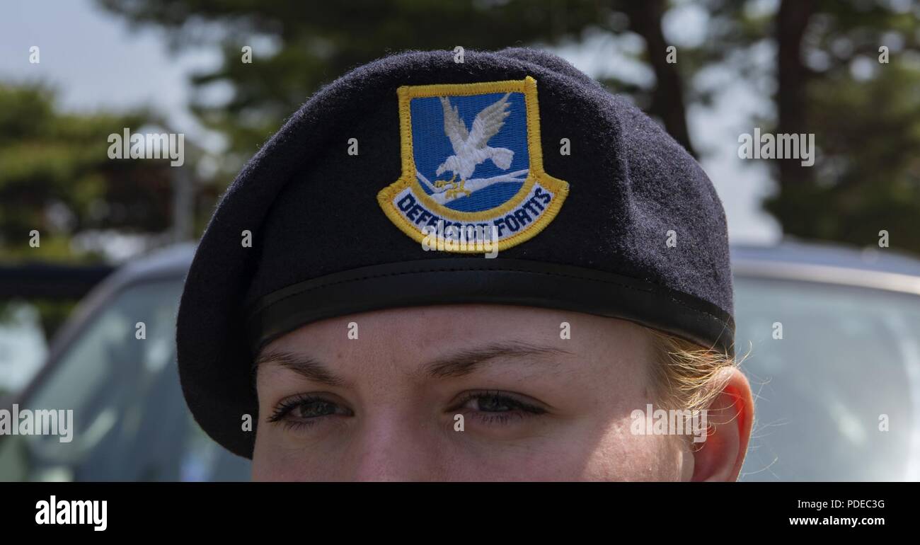 U.S. Air Force Airman 1st Class Rachel Corke, a 35th Security Forces ...