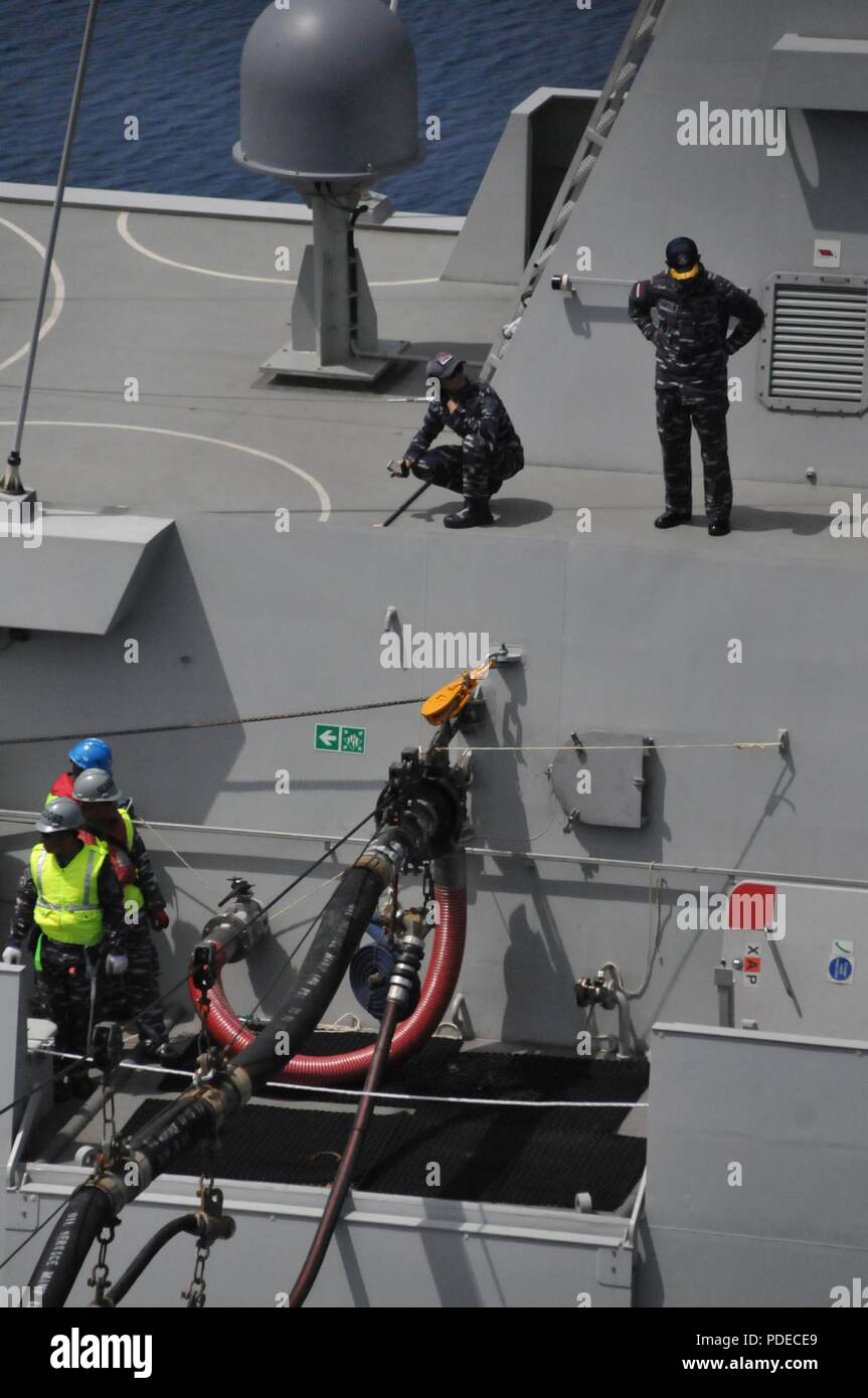 USNS RAPPAHANNOCK, At Sea—Indonesian Navy frigate KRI Raden Eddy ...