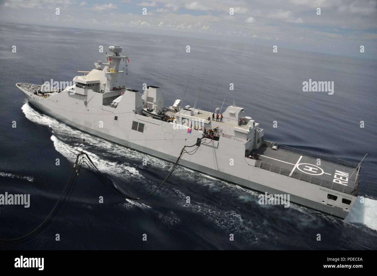 USNS RAPPAHANNOCK, At Sea—Indonesian Navy frigate KRI Raden Eddy ...