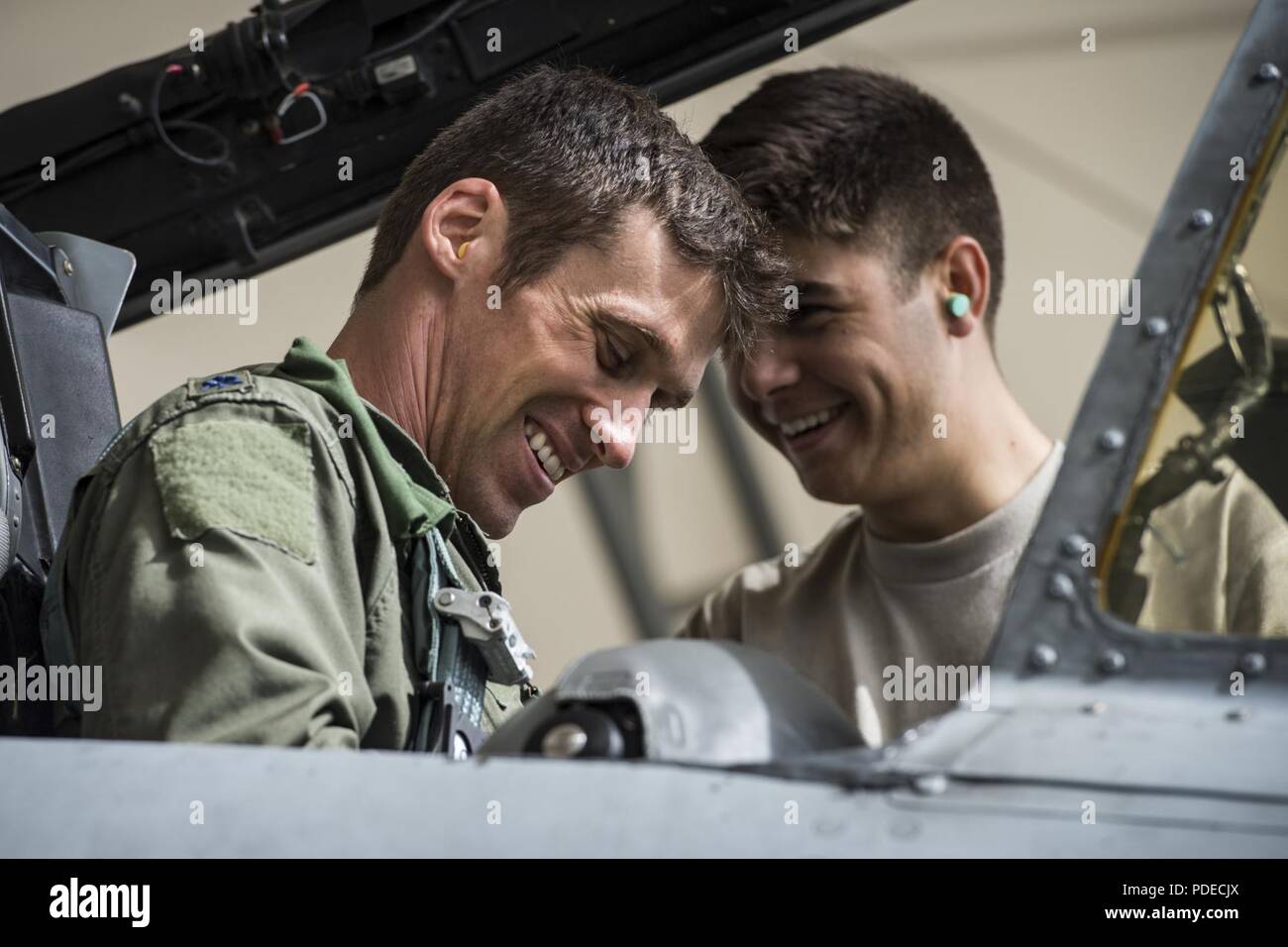 Lt. Col. Jeremy Johnston, 23d Fighter Group A-10C Thunderbolt II pilot ...