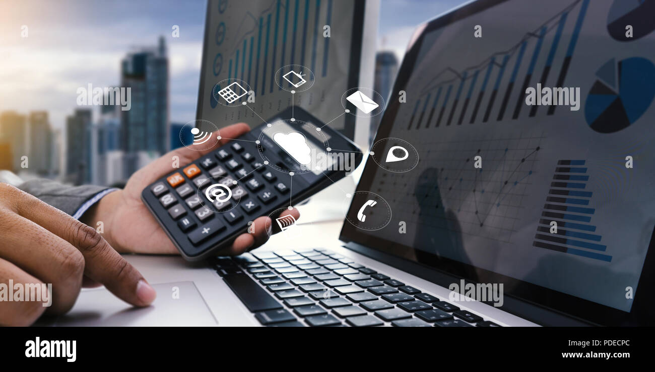 Cloud Service (Cloud Computing diagram on the new computer interface ...
