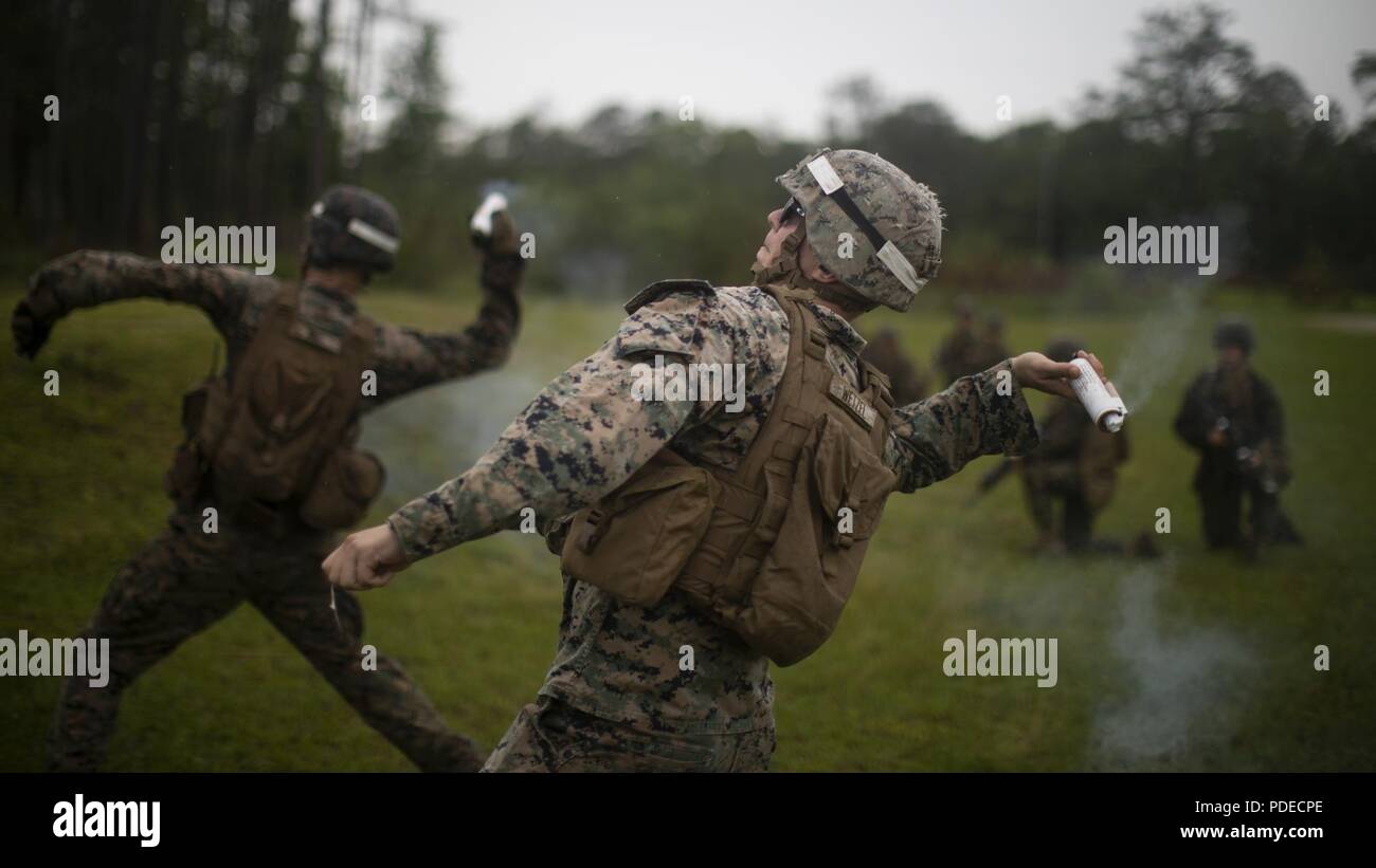 U.S. Marine Corps Sgt. Nicholas R. Wetzel, a combat instructor assigned ...