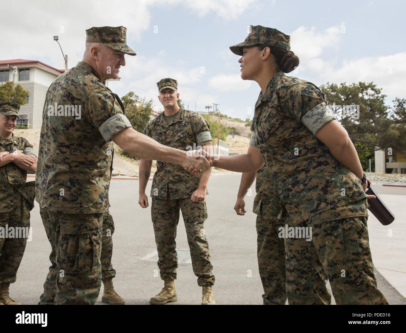 The Assistant Commandant of the Marine Corps Gen. Glenn M. Walters ...