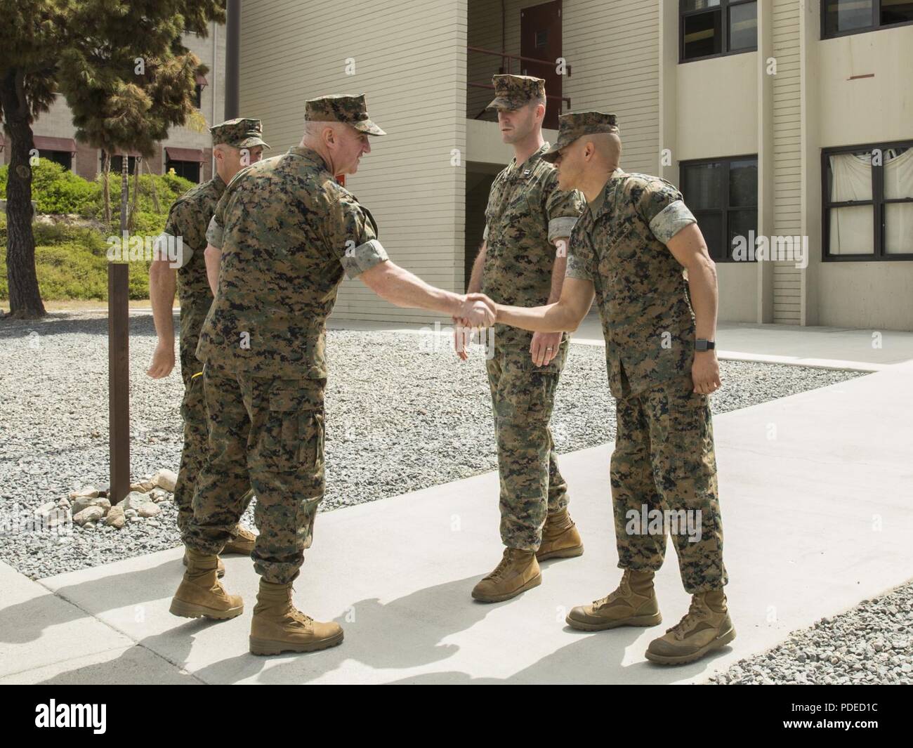 The Assistant Commandant of the Marine Corps Gen. Glenn M. Walters ...