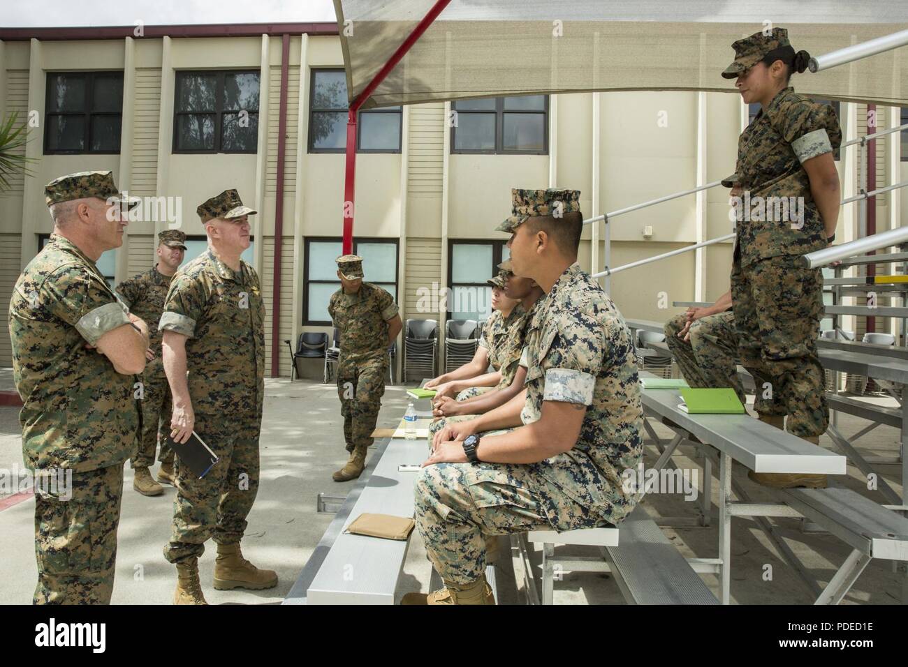 The Assistant Commandant of the Marine Corps Gen. Glenn M. Walters ...
