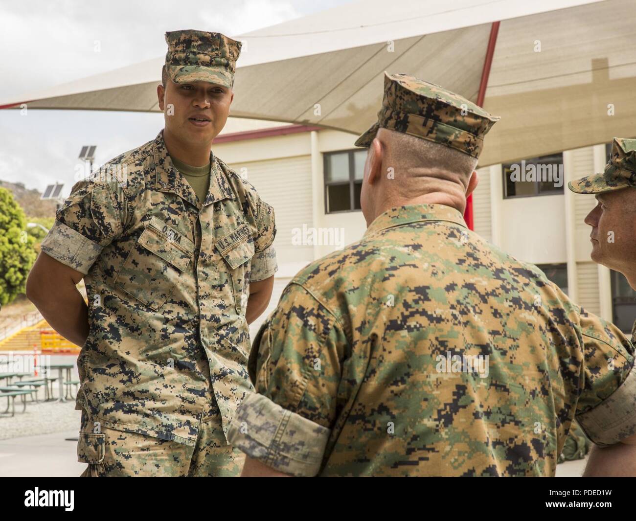 The Assistant Commandant of the Marine Corps Gen. Glenn M. Walters ...