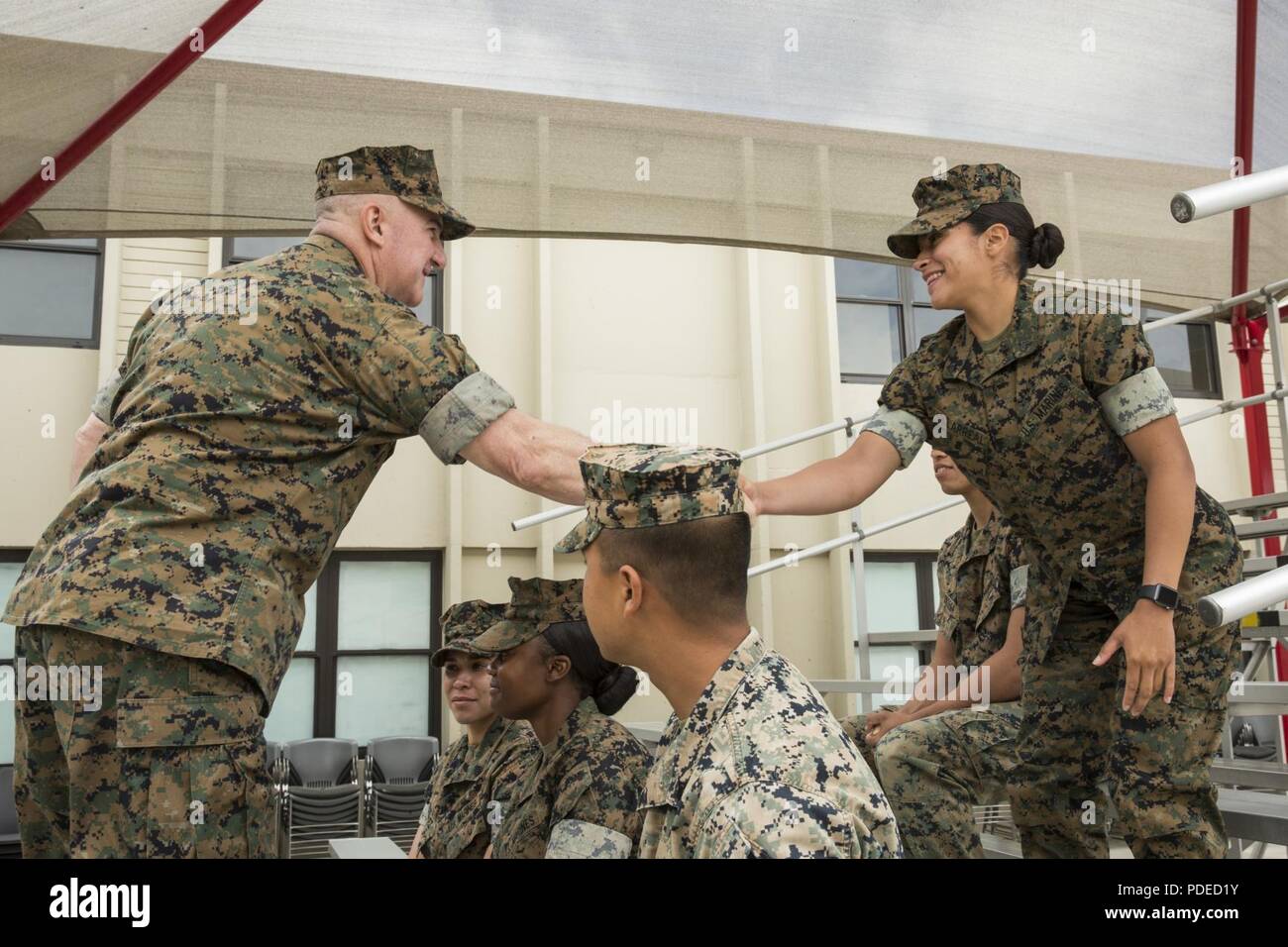 The Assistant Commandant of the Marine Corps Gen. Glenn M. Walters ...
