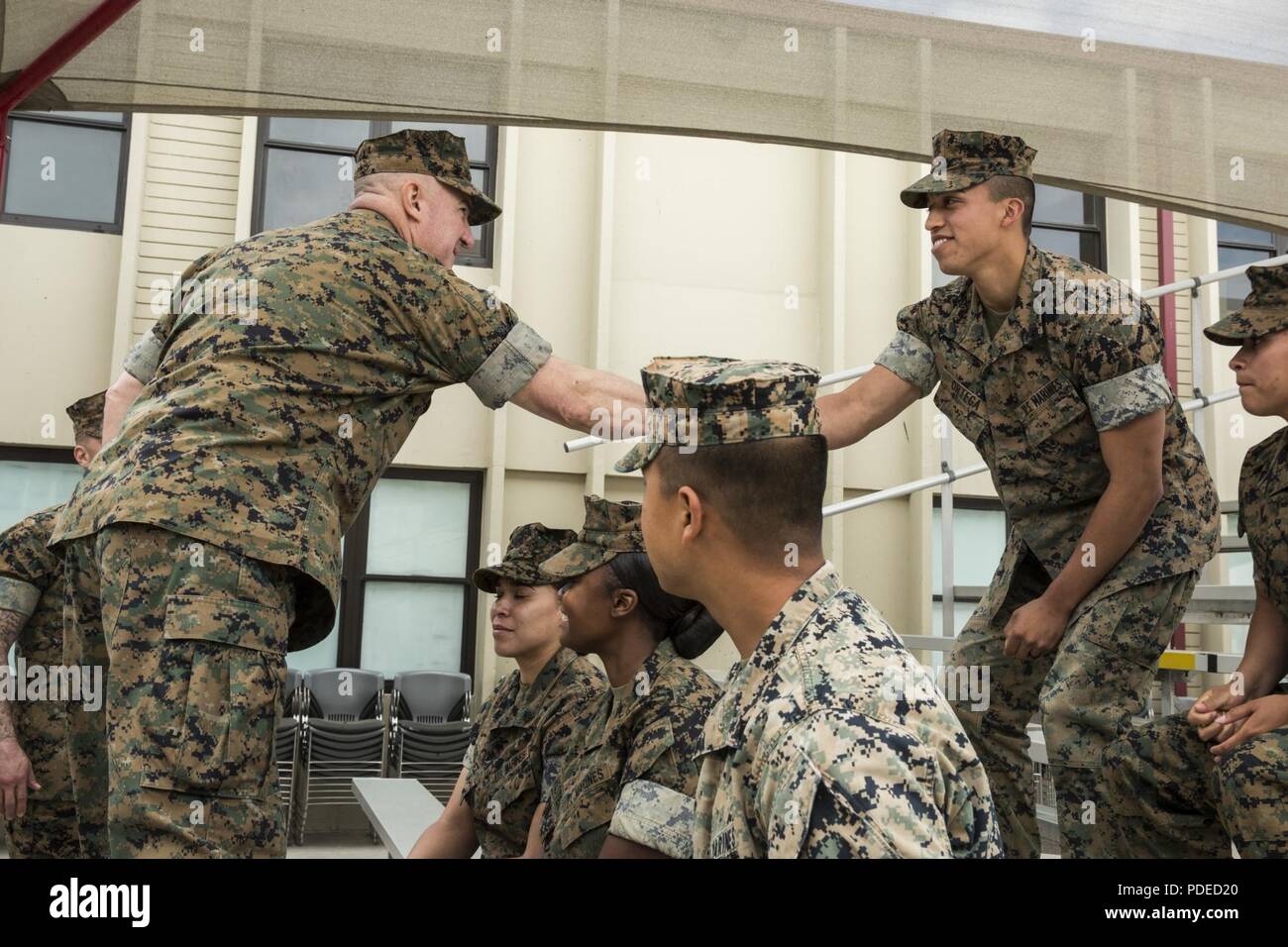 The Assistant Commandant of the Marine Corps Gen. Glenn M. Walters ...