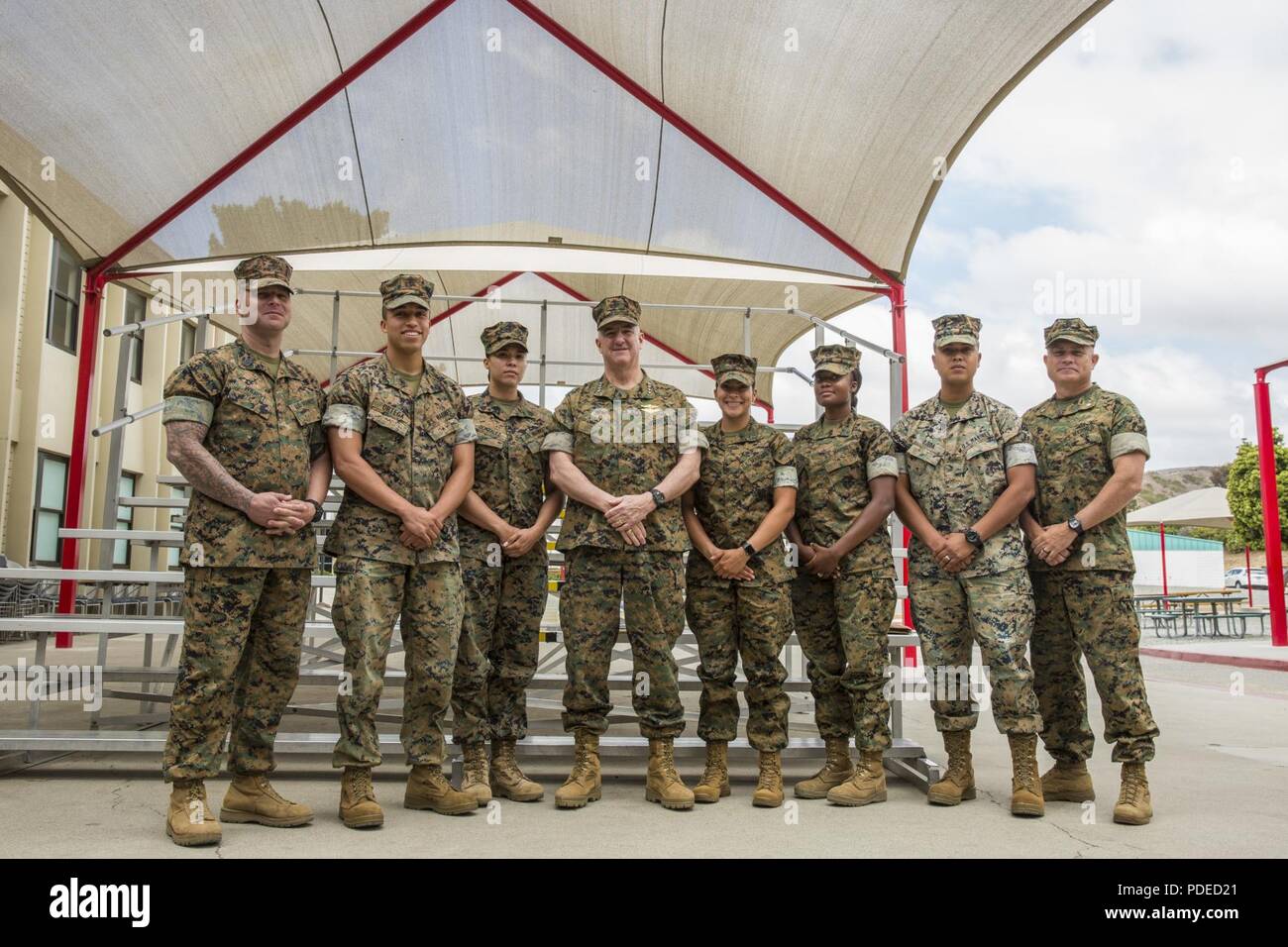 The Assistant Commandant of the Marine Corps Gen. Glenn M. Walters ...