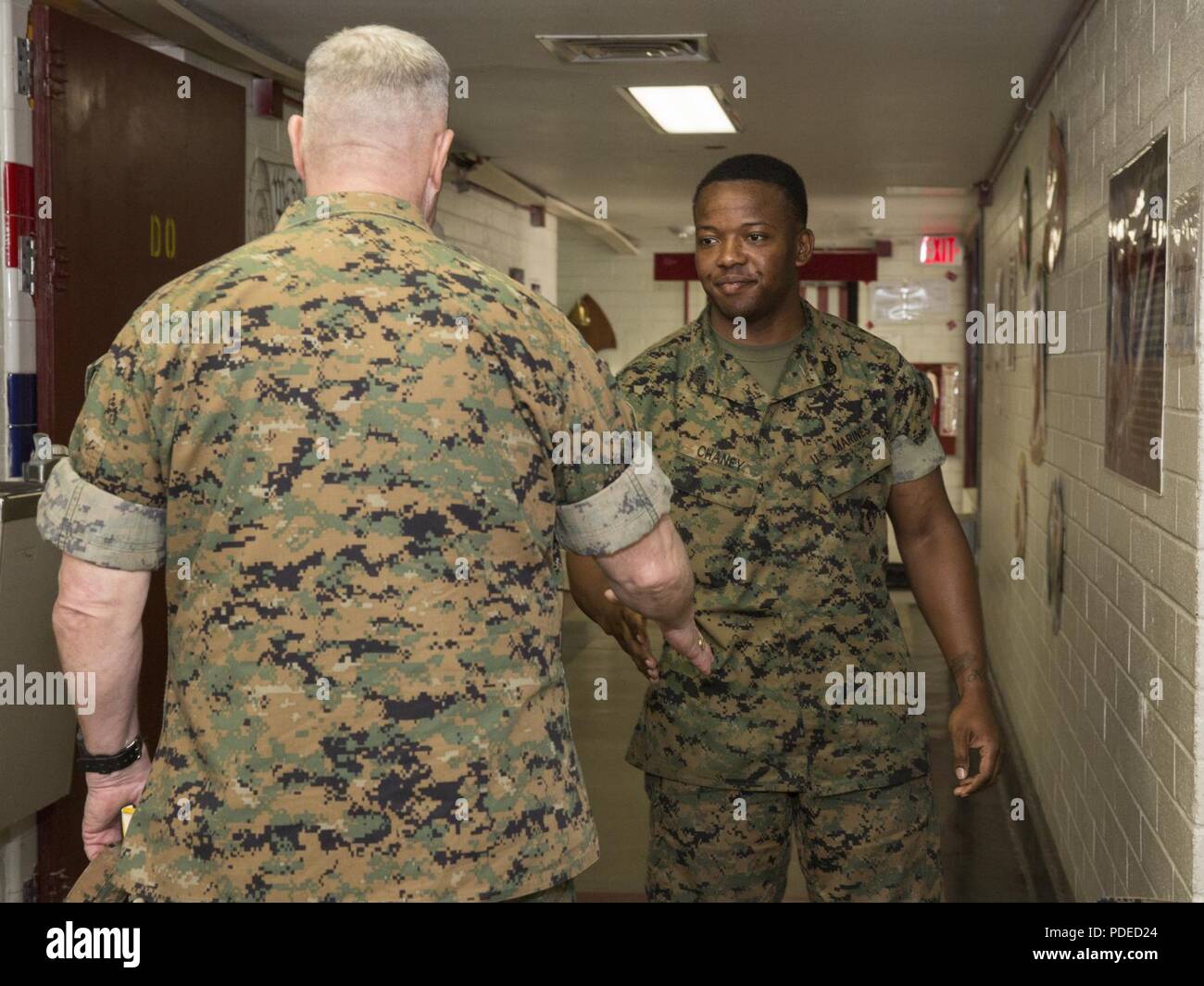 The Assistant Commandant of the Marine Corps Gen. Glenn M. Walters ...