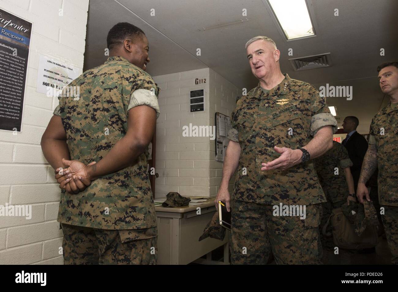 The Assistant Commandant of the Marine Corps Gen. Glenn M. Walters ...