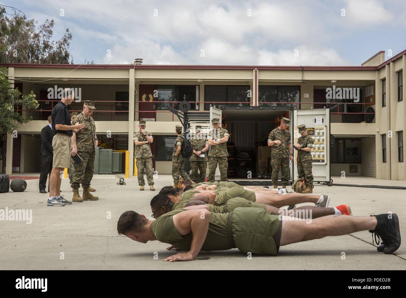 The Assistant Commandant of the Marine Corps Gen. Glenn M. Walters ...