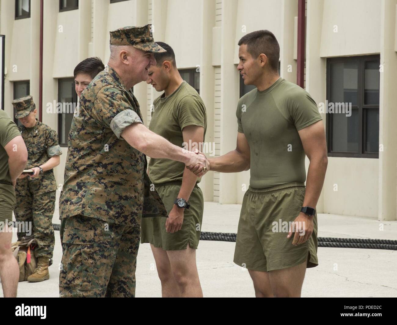 The Assistant Commandant of the Marine Corps Gen. Glenn M. Walters ...