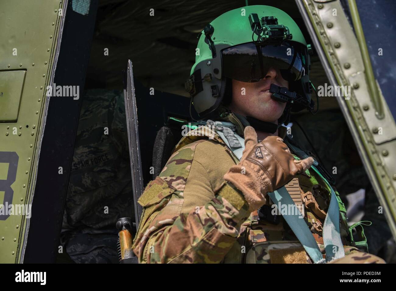 Captain Isaac Fifield, 582nd Operation Support Squadron pilot, poses ...