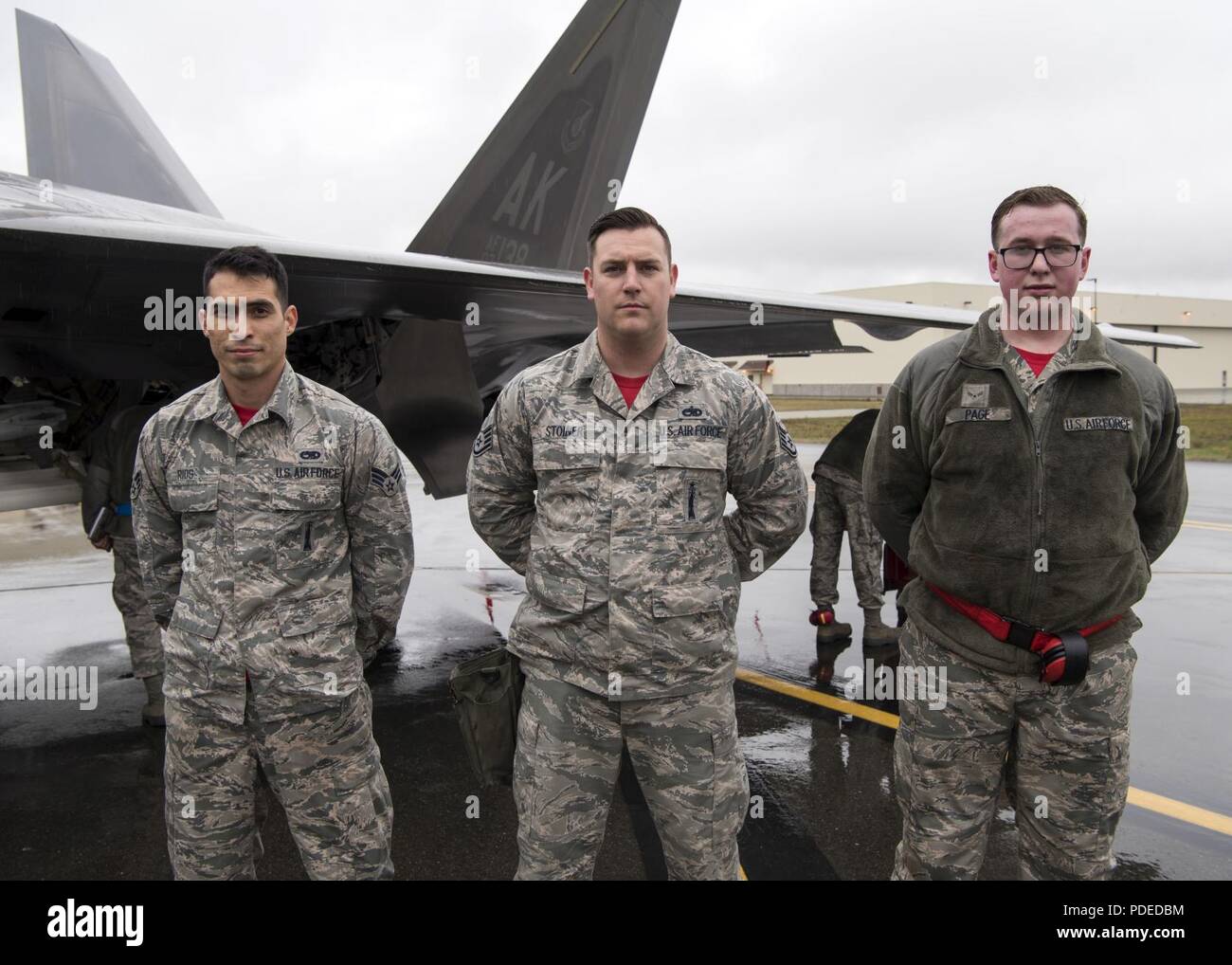 Staff Sgt. Randall Stoiner, Airman 1st Class Joseph Page and Senior ...