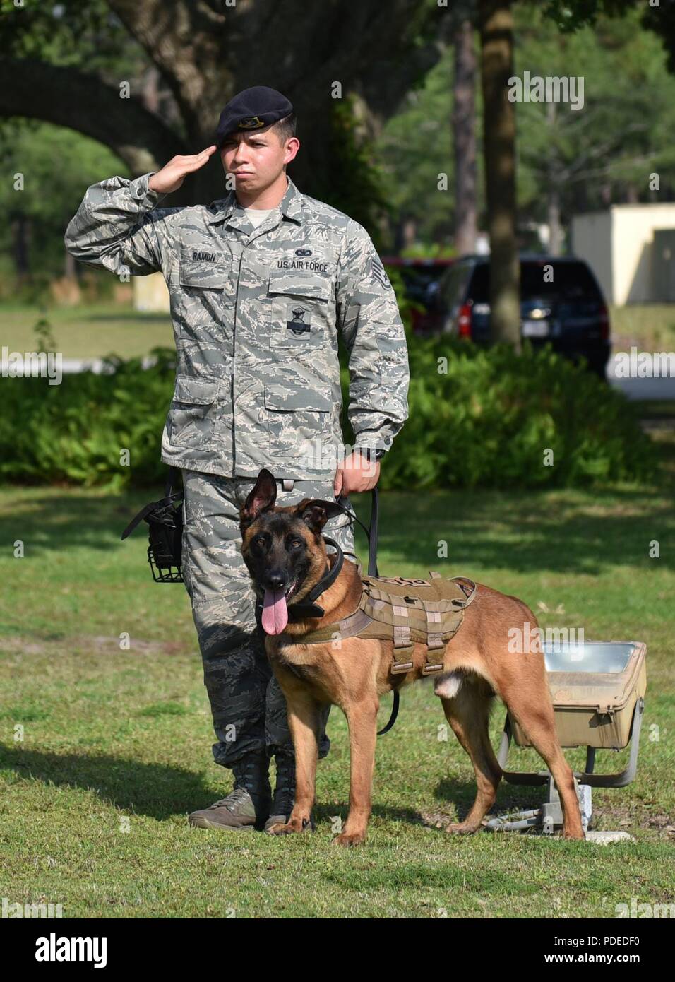U.S. Air Force Staff Sgt. Matthew Ramon, 325th Security Forces Squadron ...