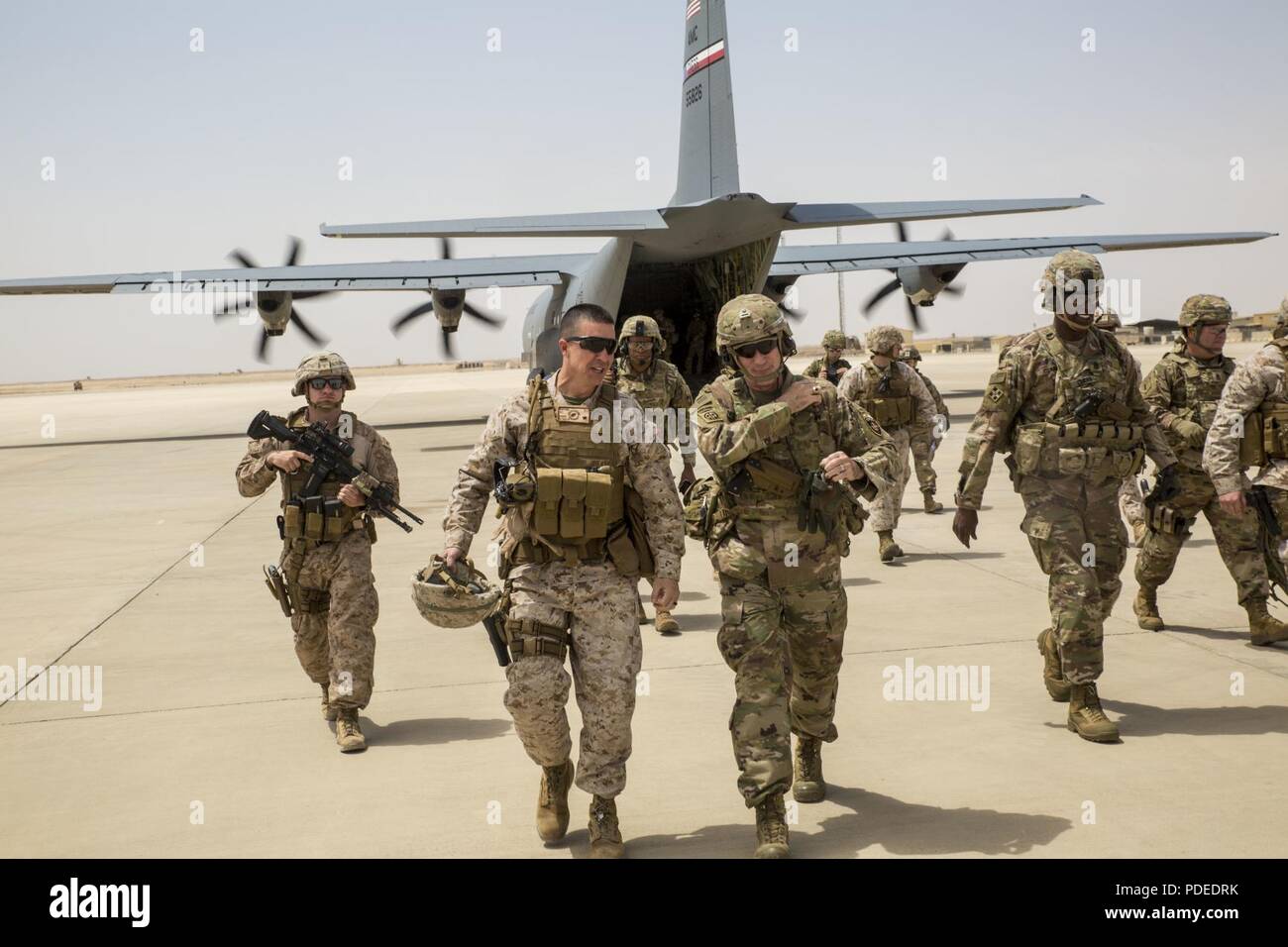 CAMP SHORABAK, Afghanistan (May 17, 2018) – U.S. Marine Corps Brig. Gen ...