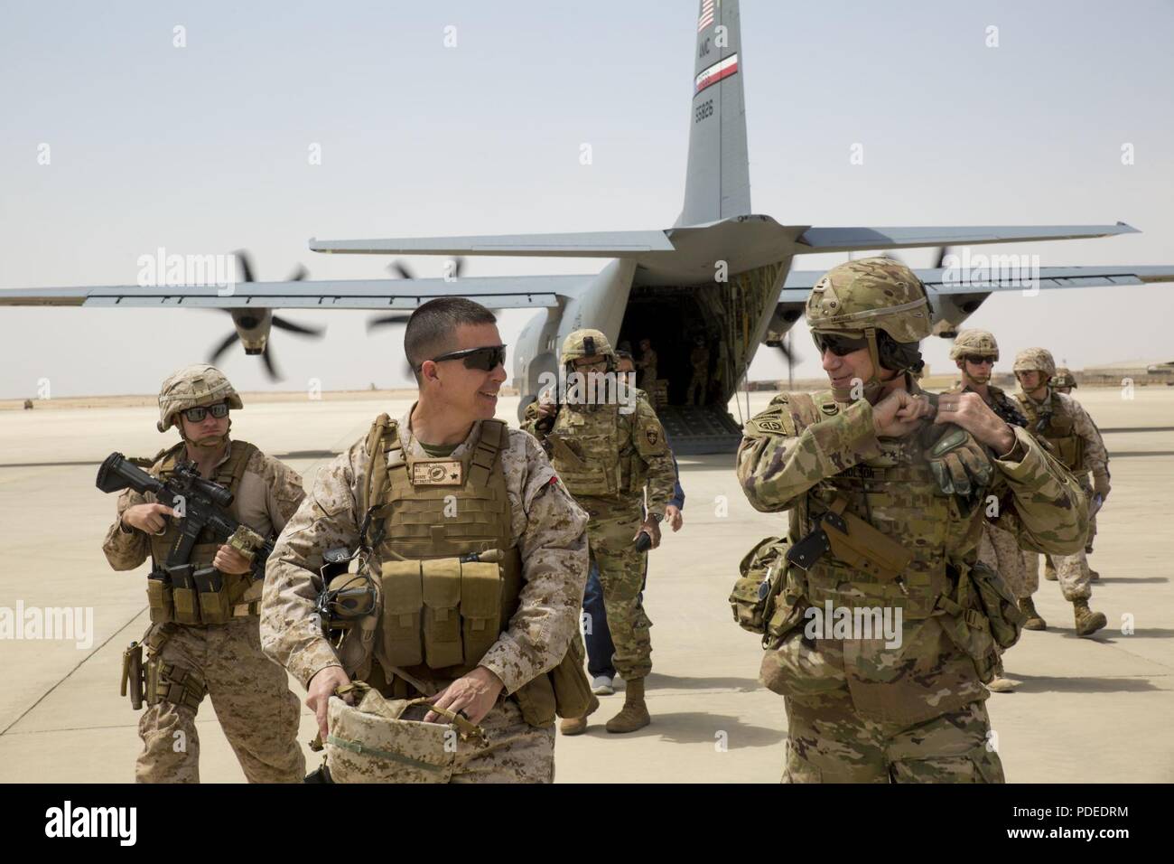 CAMP SHORABAK, Afghanistan (May 17, 2018) – U.S. Marine Corps Brig. Gen ...