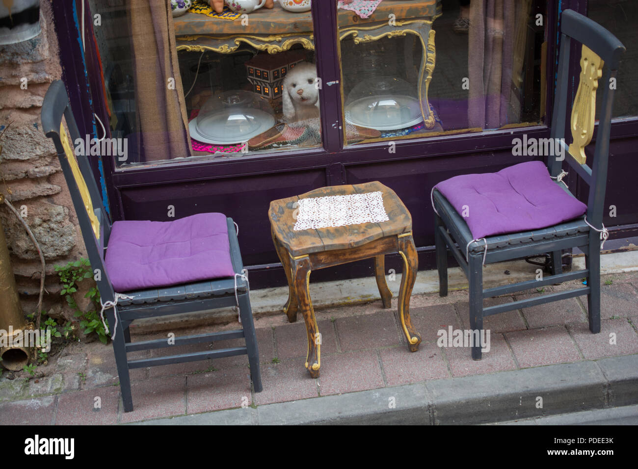 Decorative chair object as a furniture item in view Stock Photo - Alamy