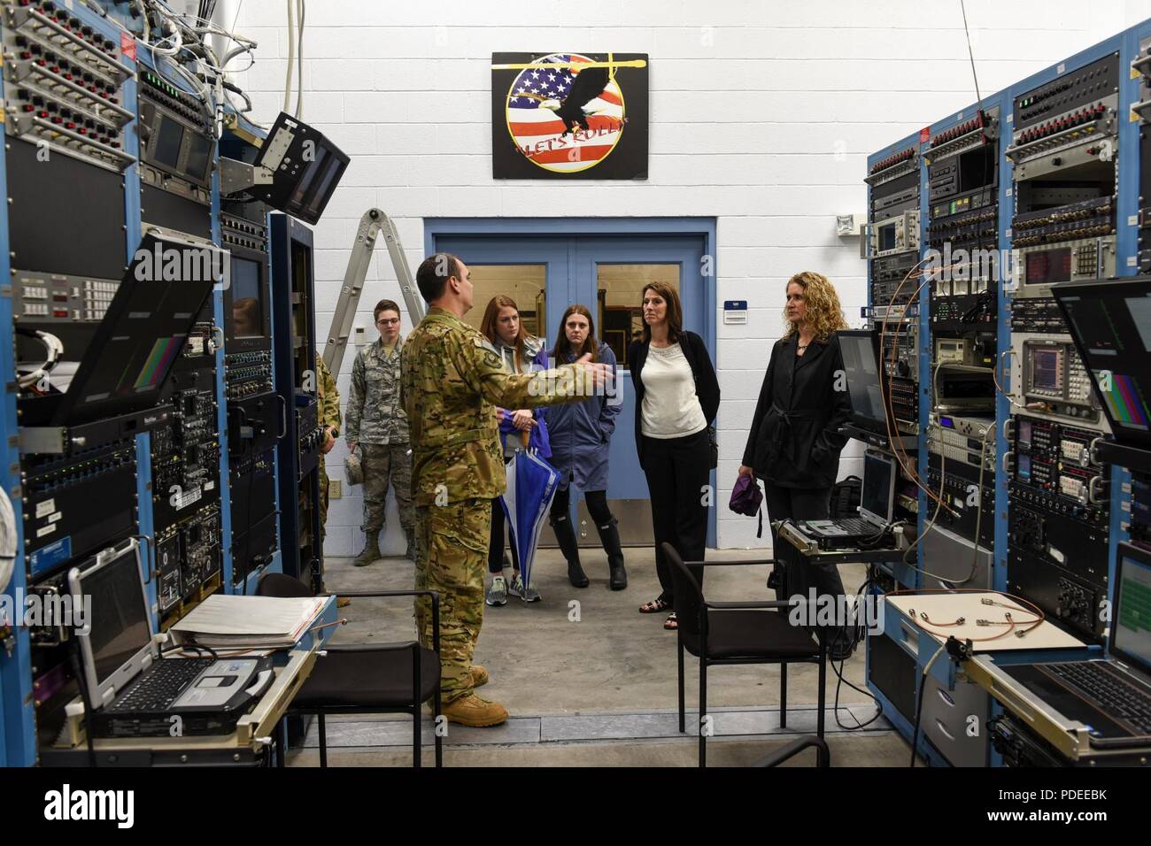 U.S. Air Force Tech. Sgt. Kyle Herman, an electronic communications ...