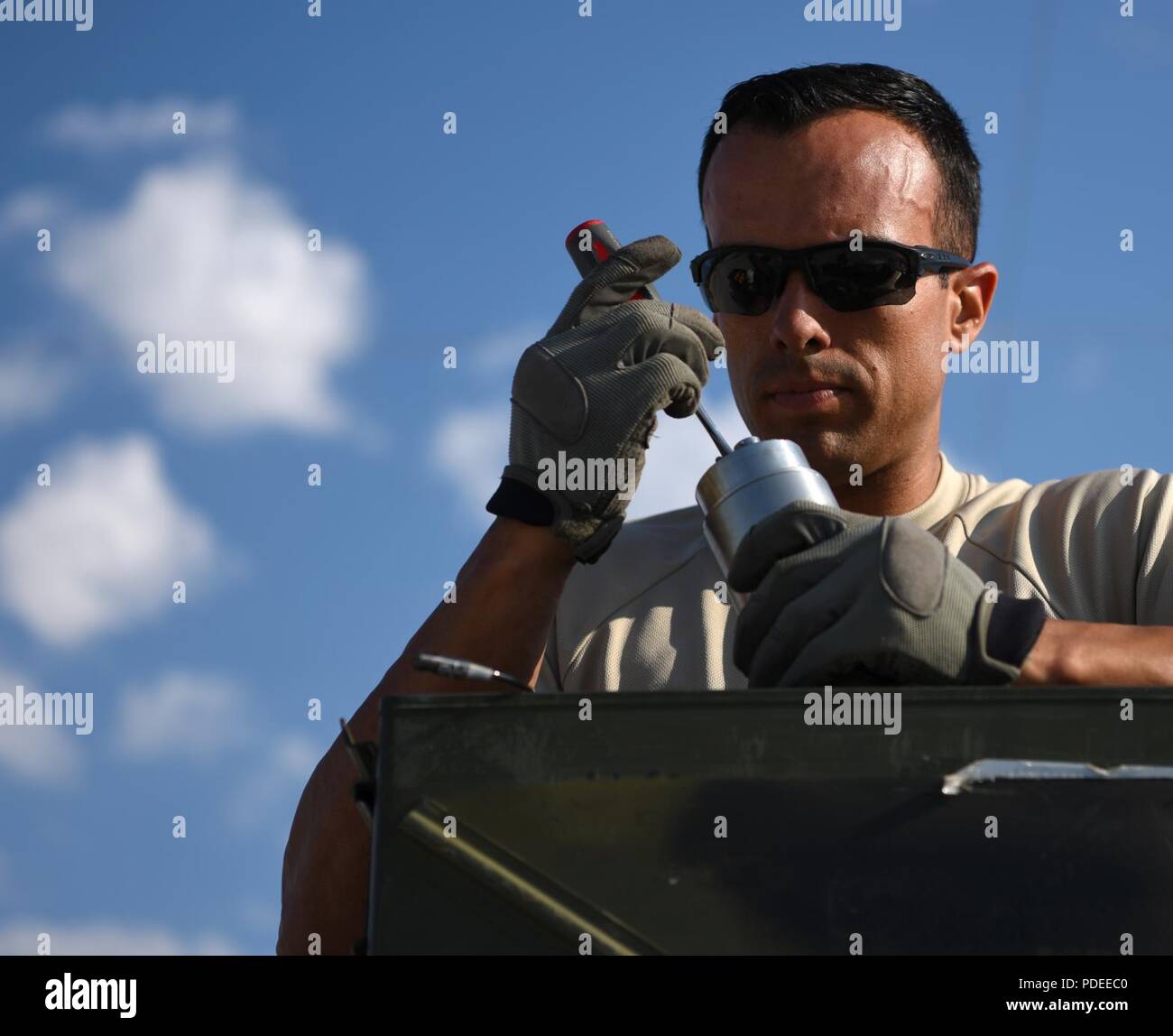 Members of the 7th Munitions Squadron participated in an inert bomb ...