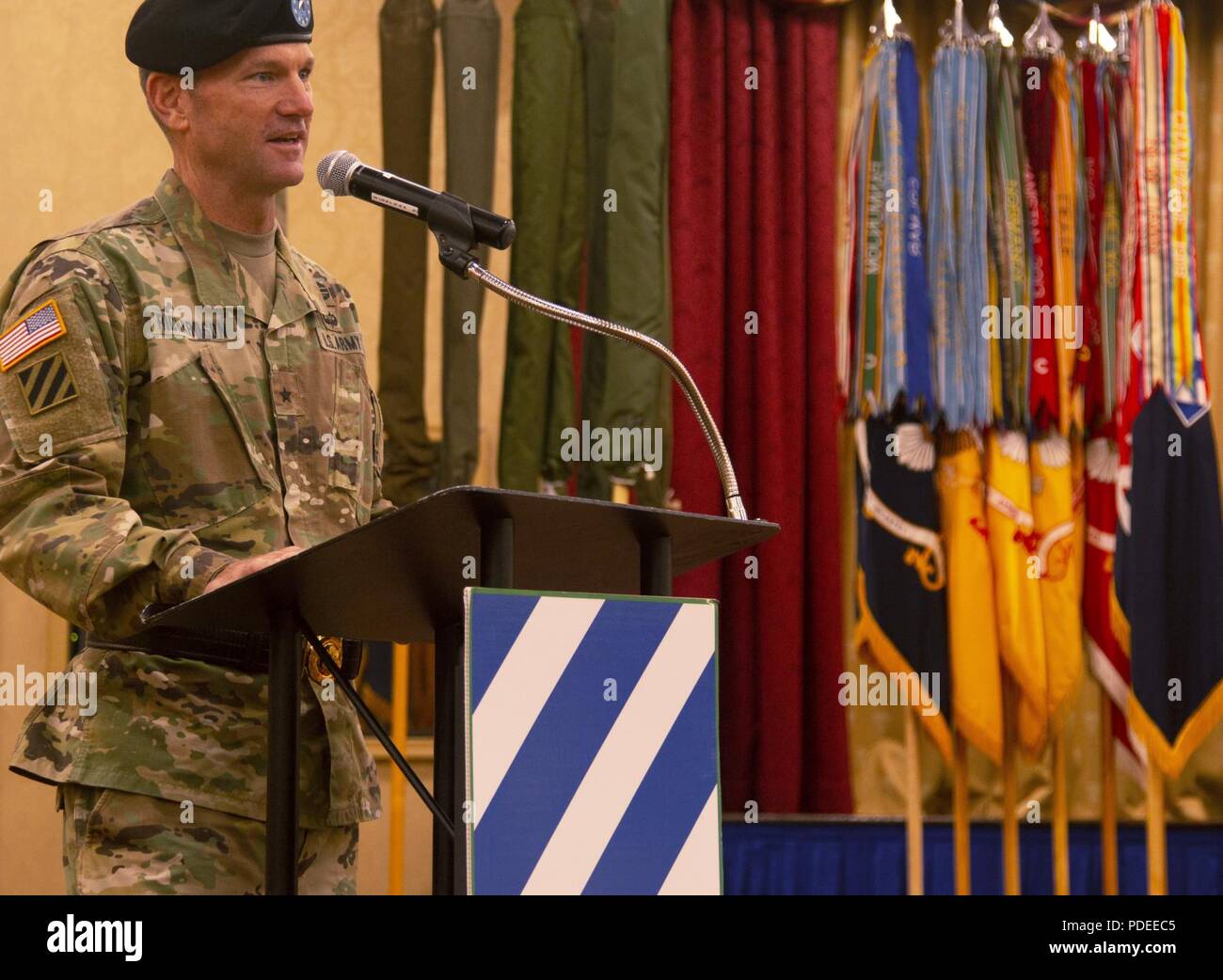 Brig. Gen. John B. Richardson, the 3rd Infantry Division deputy commanding general for maneuver ...