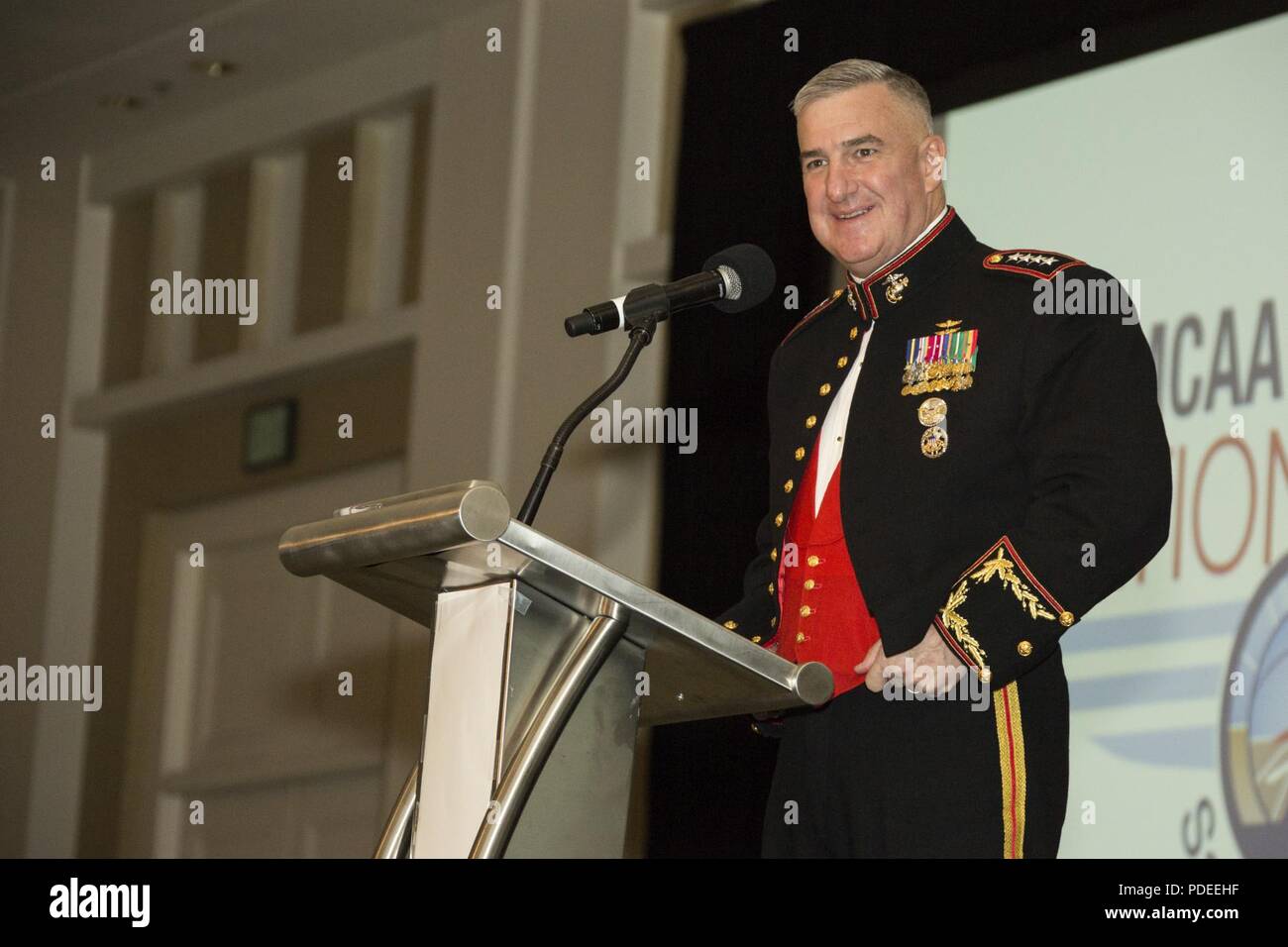 The Assistant Commandant of the Marine Corps Gen. Glenn M. Walters ...