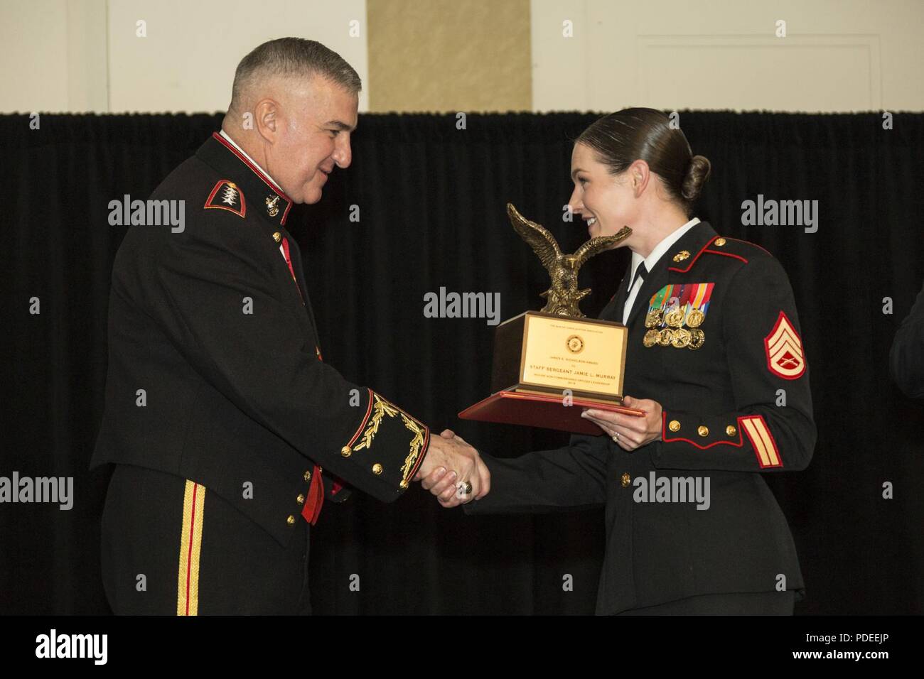 The Assistant Commandant of the Marine Corps Gen. Glenn M. Walters ...