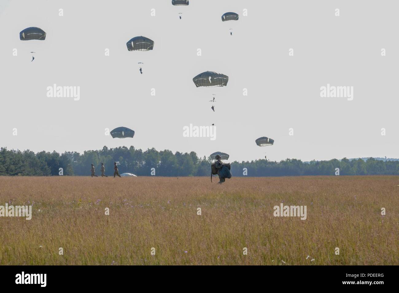U.S. Army Paratroopers assigned to 4th Battalion, 319th Airborne Field Artillery Regiment, 173rd ...