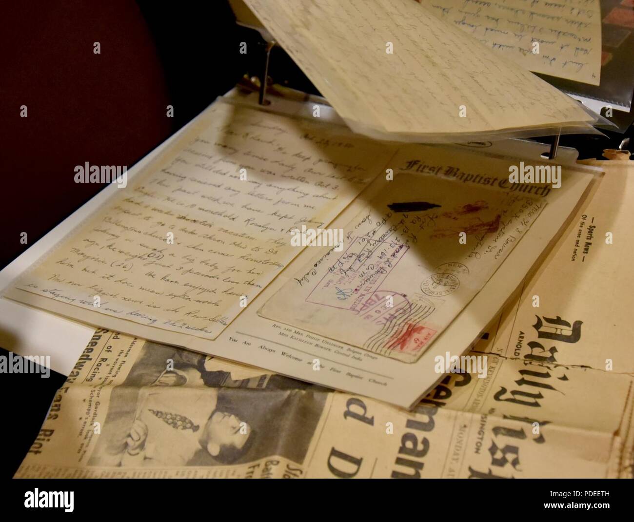 Letters and articles of U.S. Army Private First Class Roland L. Bowser ...