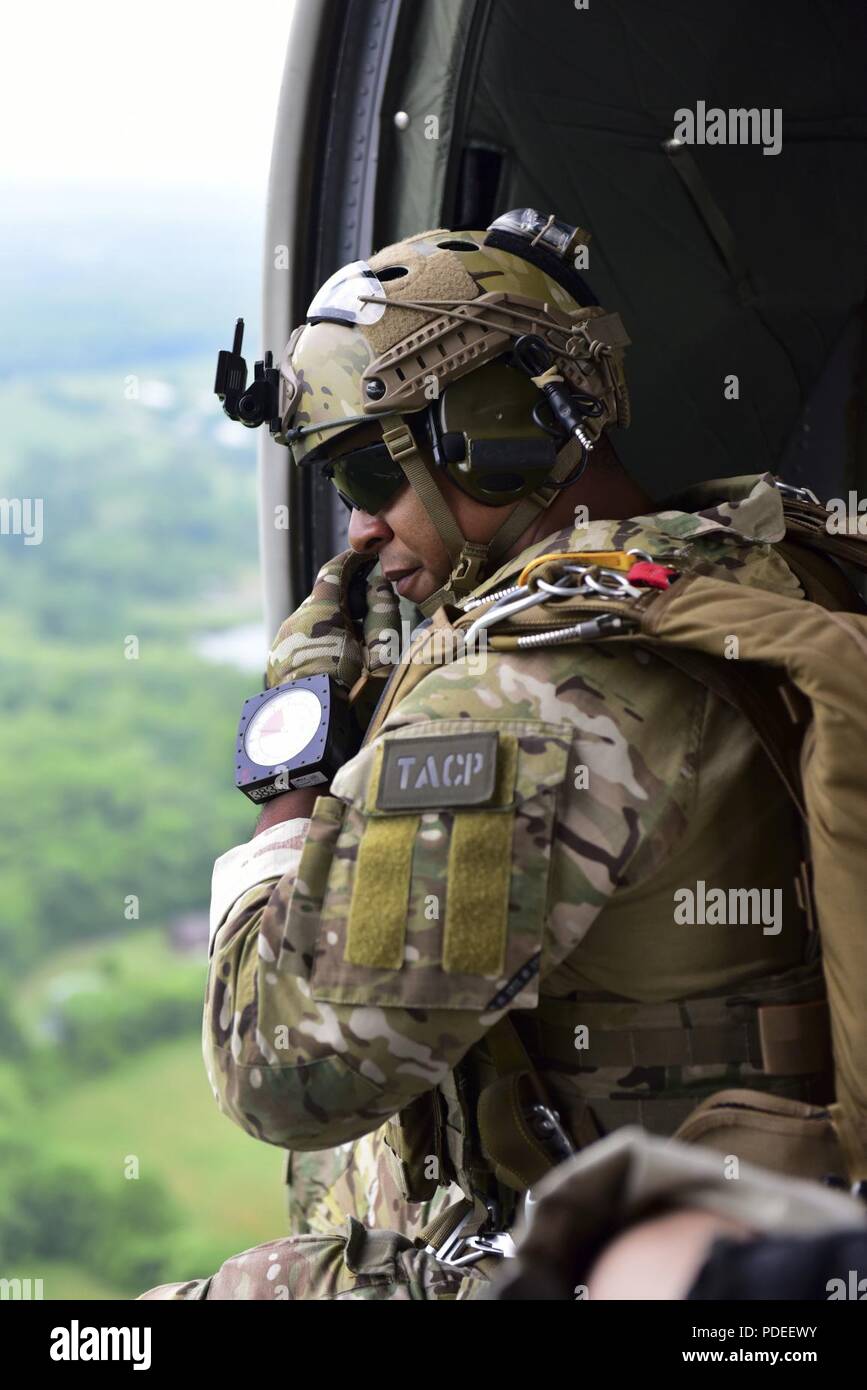 U.S. Air Force Capt. Brandon Pinto, a tactical air control party member ...