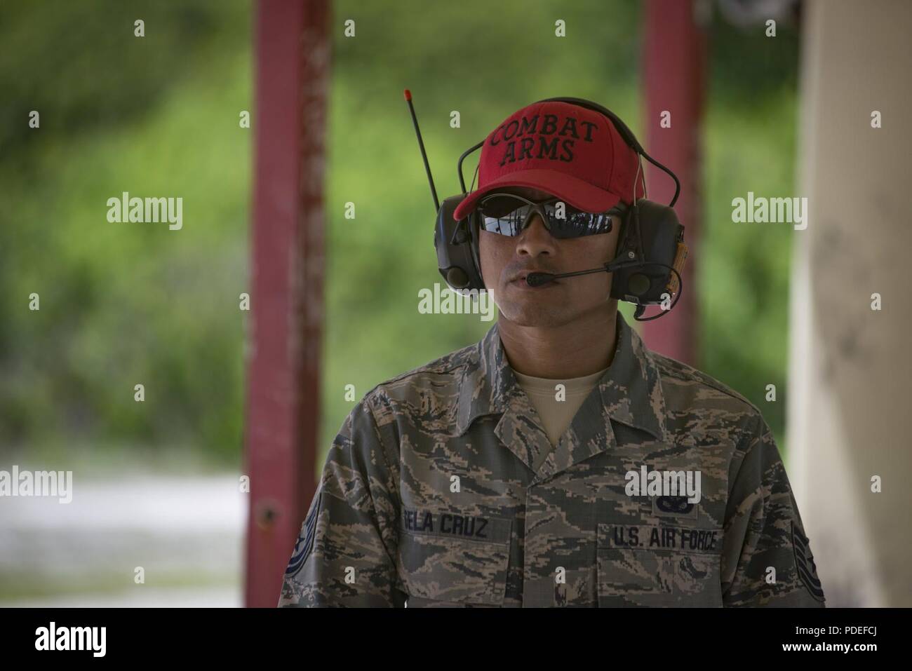 Tech. Sgt. Daniel Dela Cruz, combat arms NCO in charge with the 36th ...
