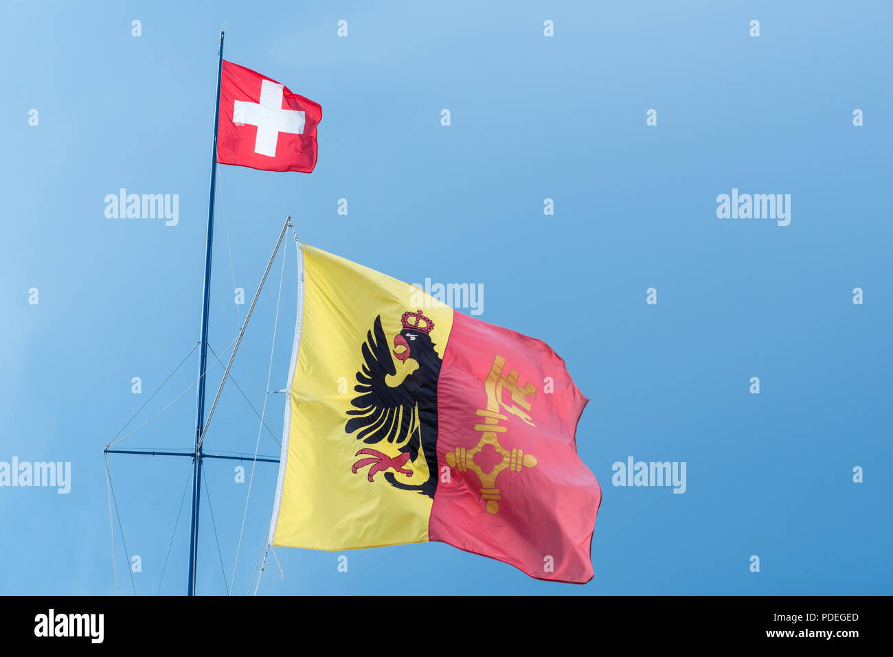 Geneva flag hi-res stock photography and images - Alamy