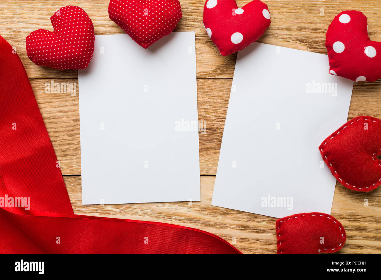 Blank paper for writing message Stock Photo - Alamy