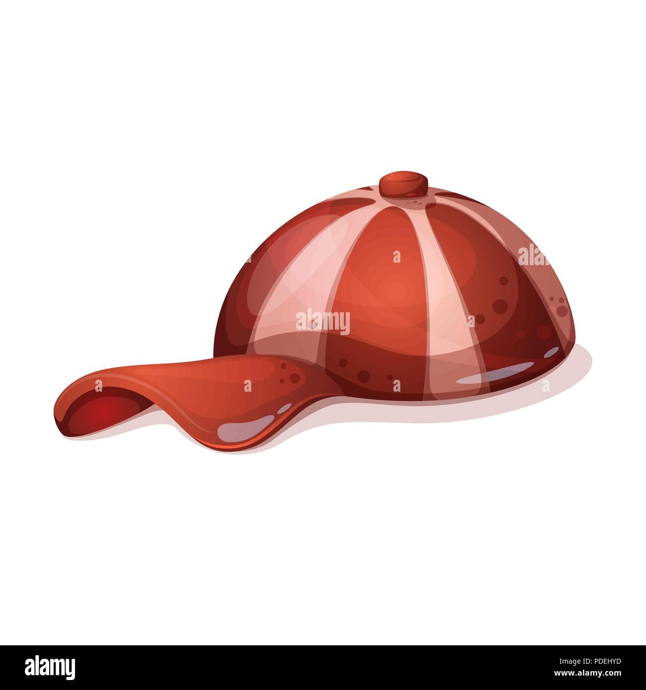 Cartoon cap illustration on the white background Stock Vector Image ...