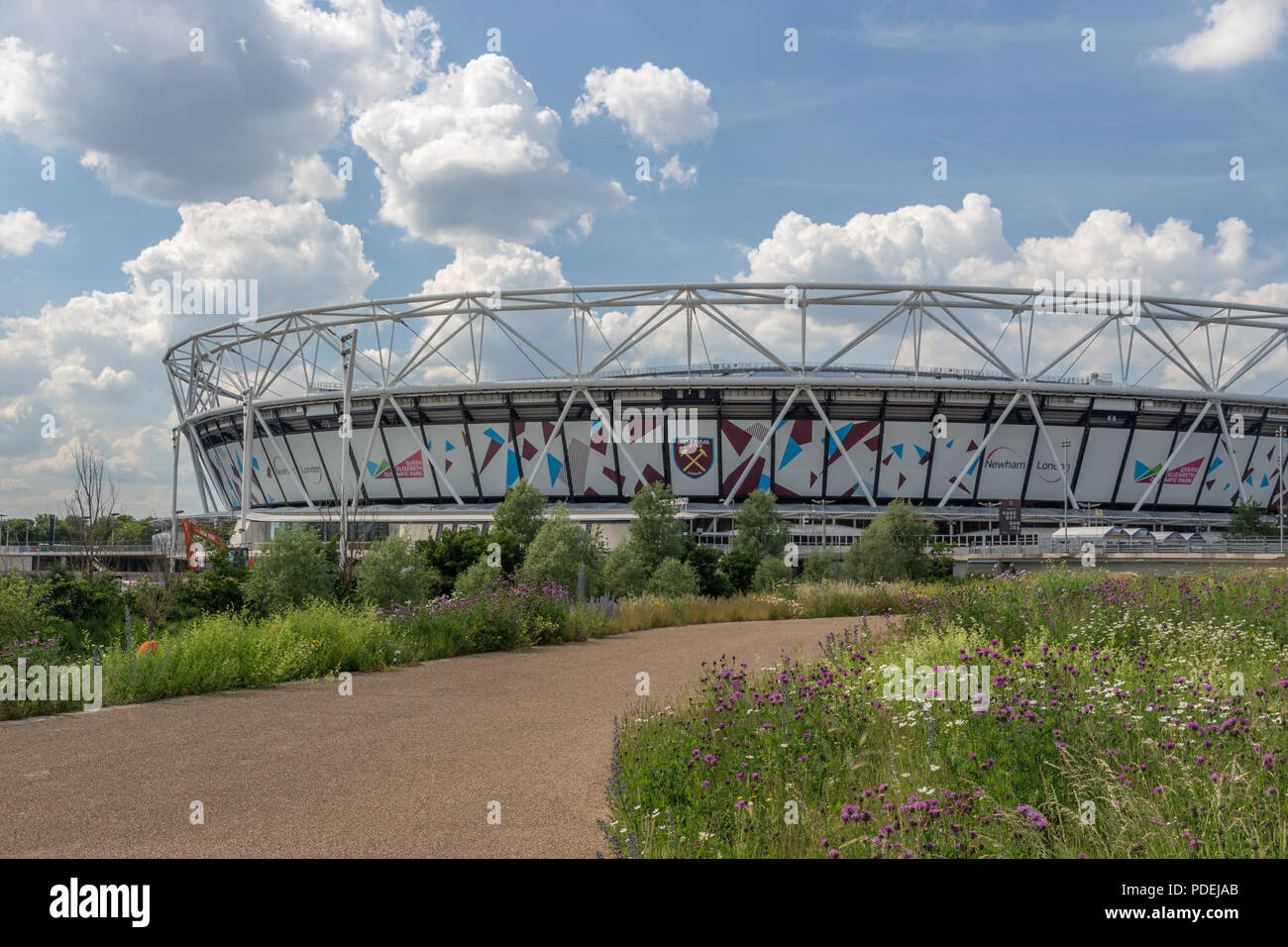 London Stadium , West Ham United's Stadium in Queen Elizabeth Olympic ...