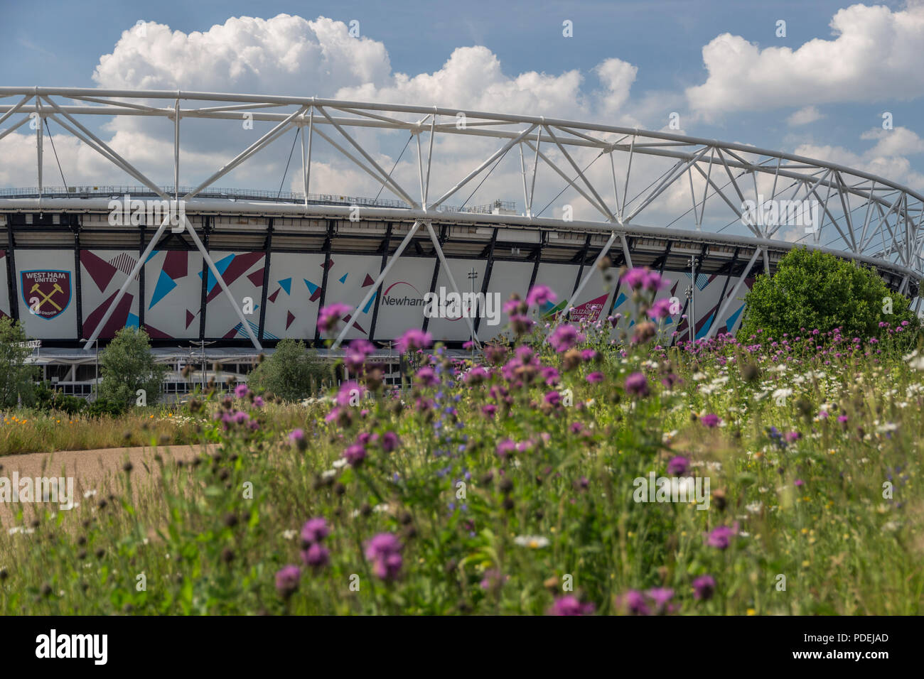 London Stadium , West Ham United's Stadium in Queen Elizabeth Olympic ...