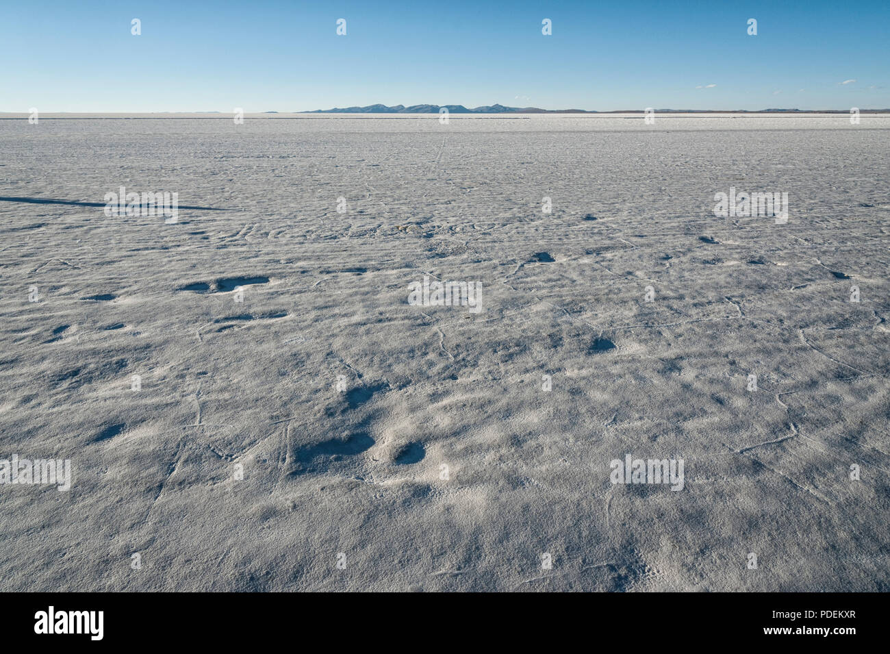 Salt mining in Colchani, in the Uyuni salt flat (Salar de Uyuni ...