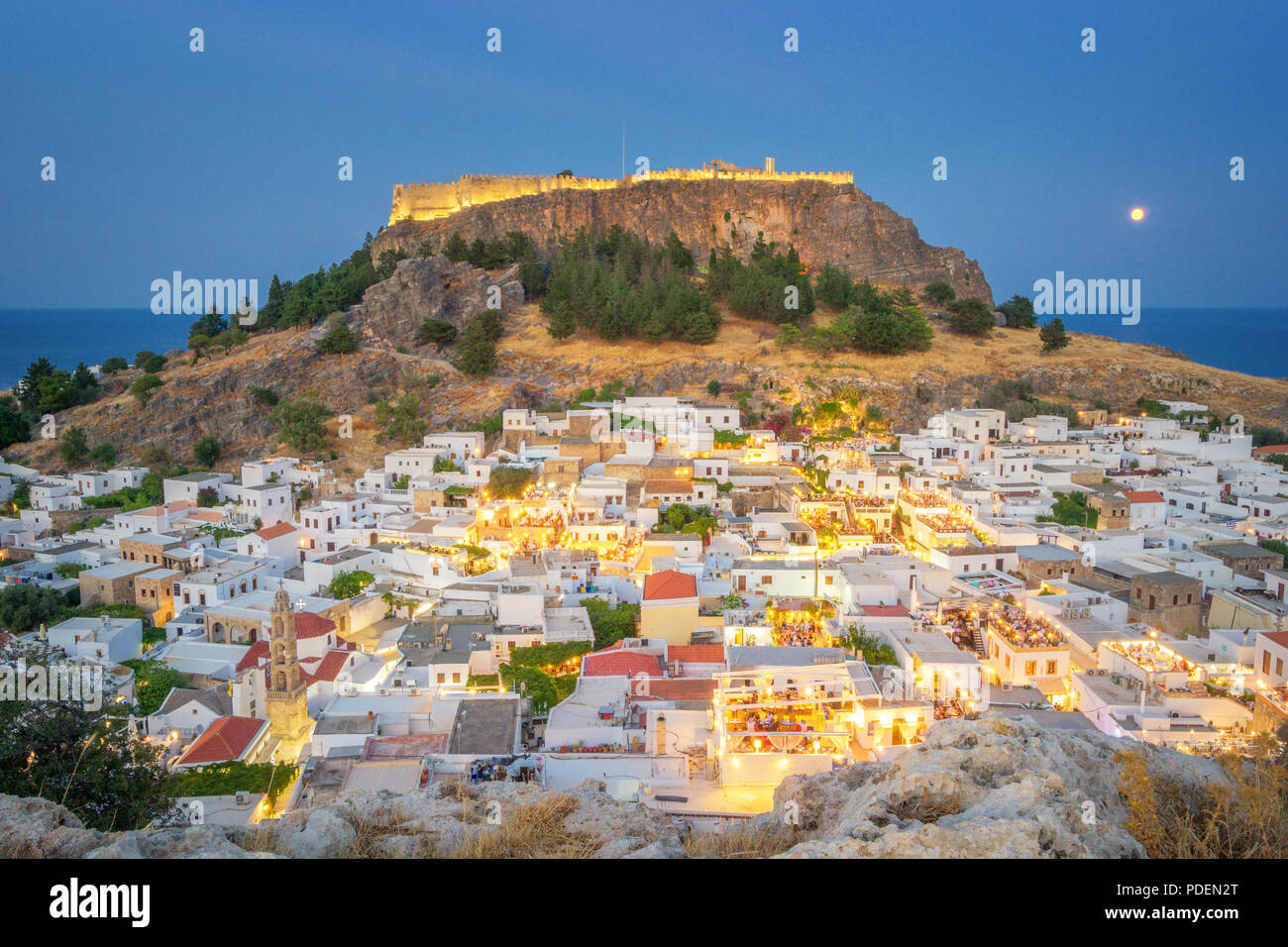 Rhodes acropolis hi-res stock photography and images - Alamy