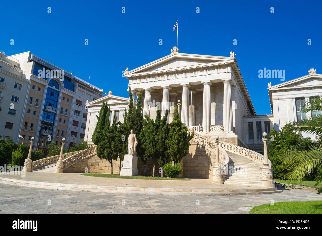 National Library of Greece - Athens Stock Photo - Alamy