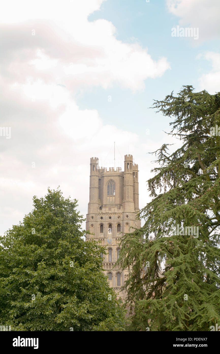 Ely Cathedral an Anglican place of worship first built in 672AD with ...