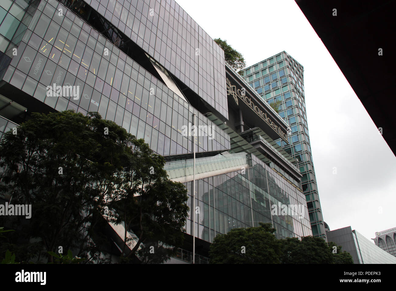 Glass building at orchard road hi-res stock photography and images - Alamy