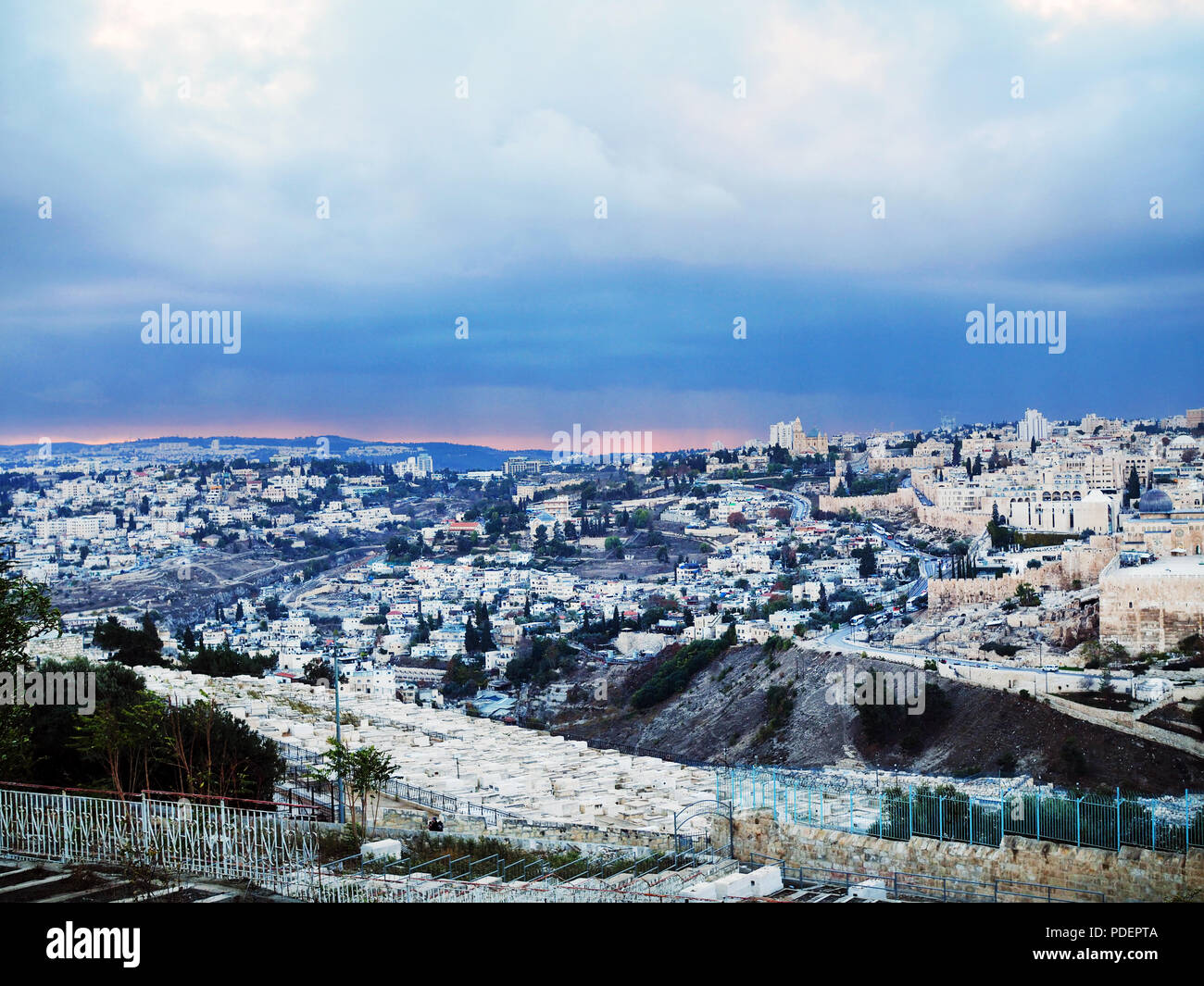 View from The Mount of Olives, Jerusalem, Israel Stock Photo - Alamy