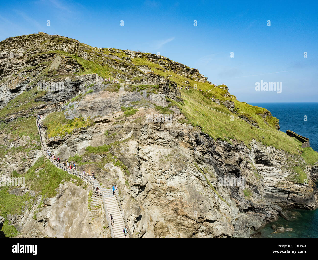 Tintagel coastal hi-res stock photography and images - Alamy