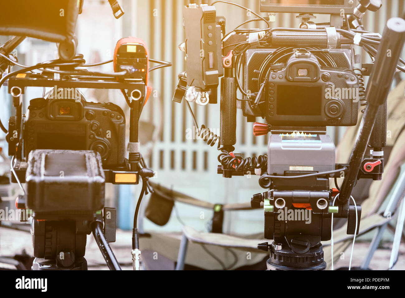 production crew, behind the scene Stock Photo - Alamy