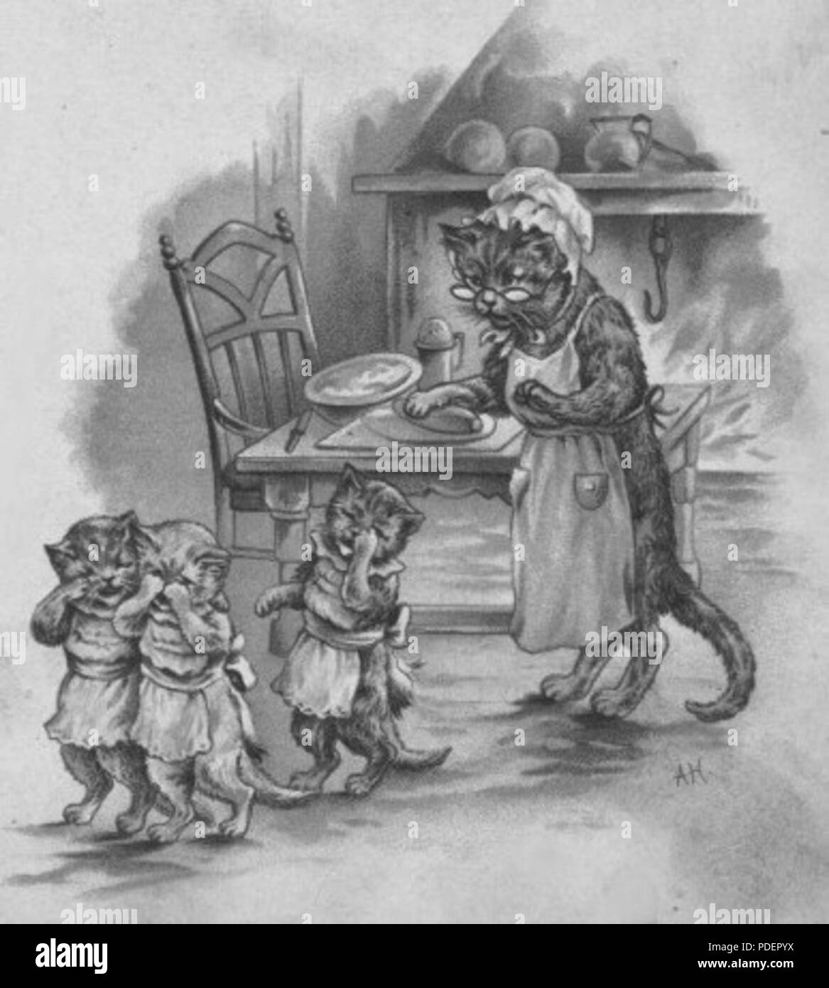 263 PL Konopnicka Filuś, Miluś i Kizia str 09 Stock Photo - Alamy