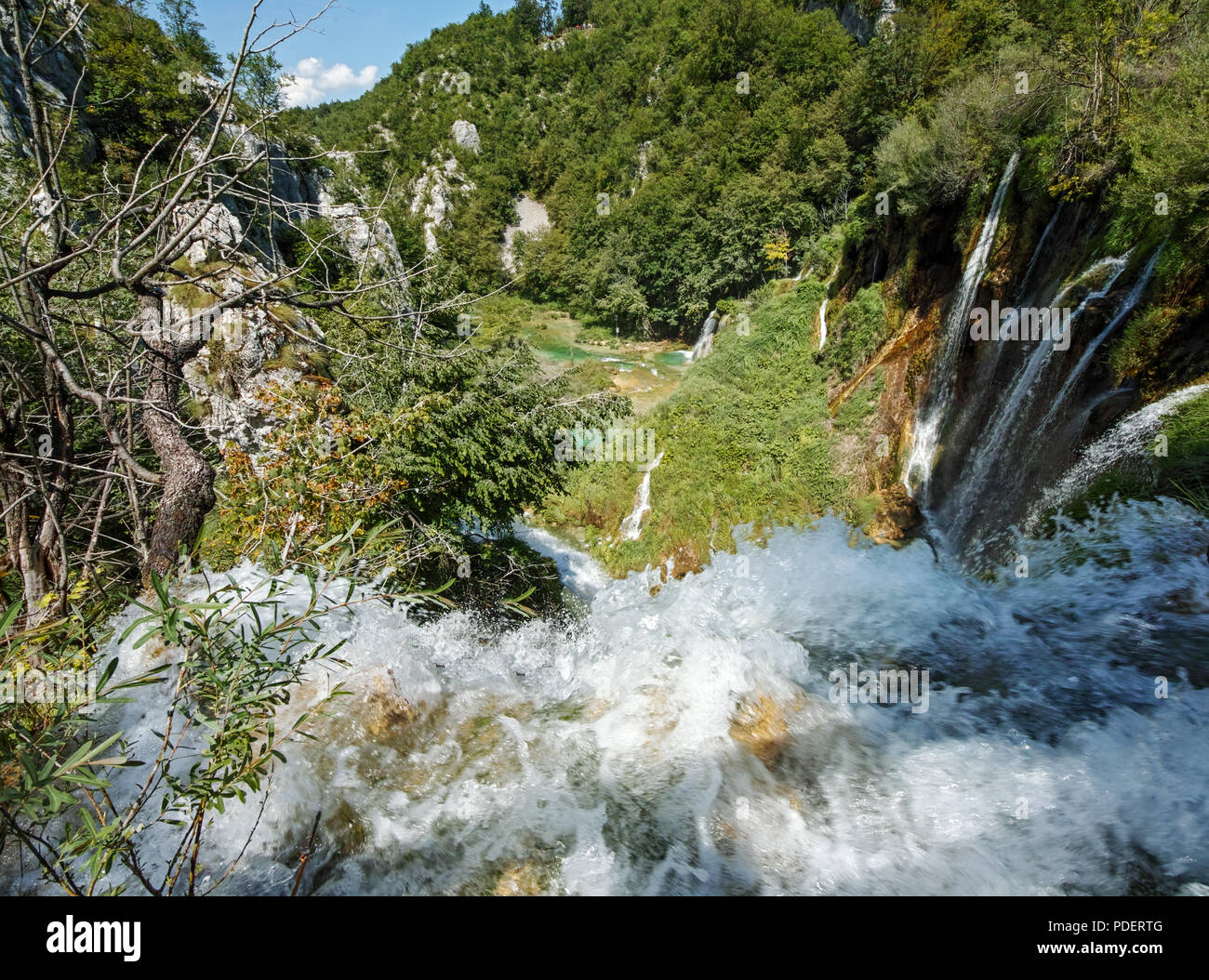 Plitvice jezero in Croatia National park Stock Photo - Alamy
