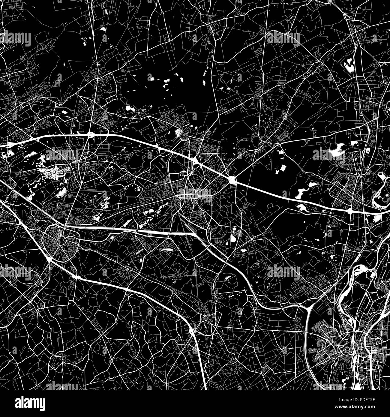 Genk area map hi-res stock photography and images - Alamy